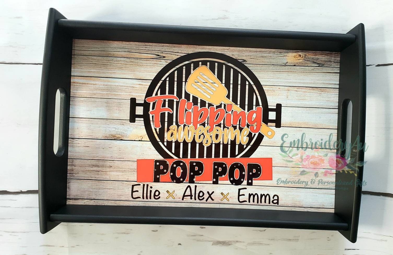 Personalized Serving Trayfather's Day Giftgrill Traydad - Etsy