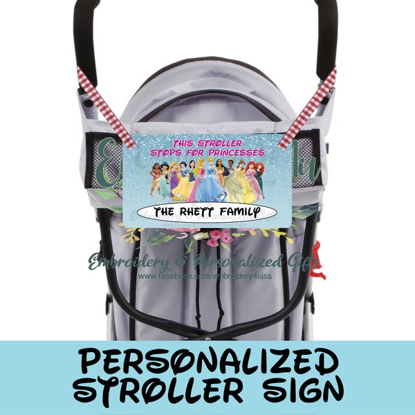 Princess Stroller Sign - Etsy