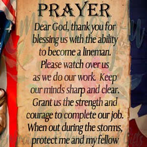 Lineman's Prayer 20oz Tumbler|lineman Tumbler|lineman's Prayer ...