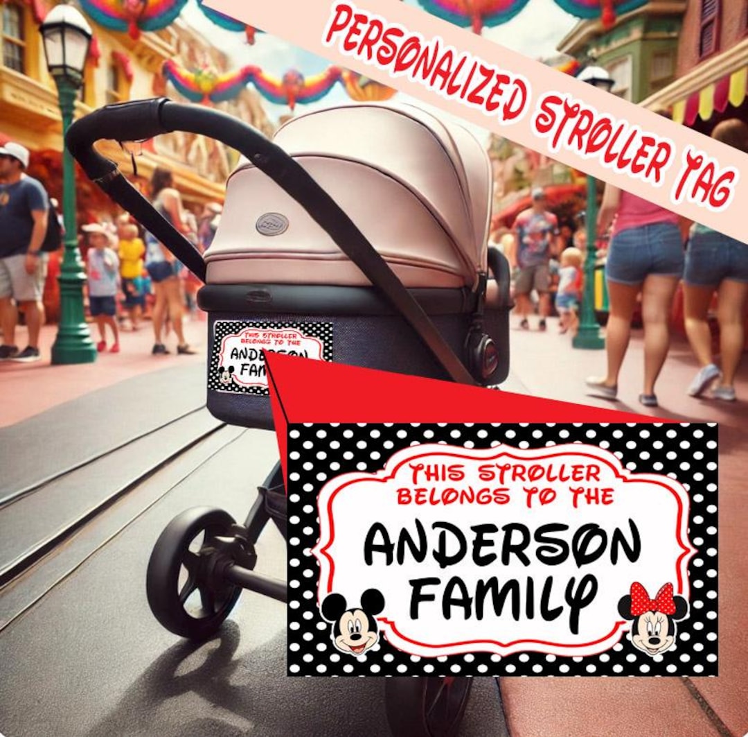 Personalized Mouse Stroller Sign|custom D!sney Stroller Sign|stroller ...
