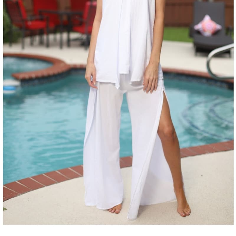 Side Split Pants - Etsy
