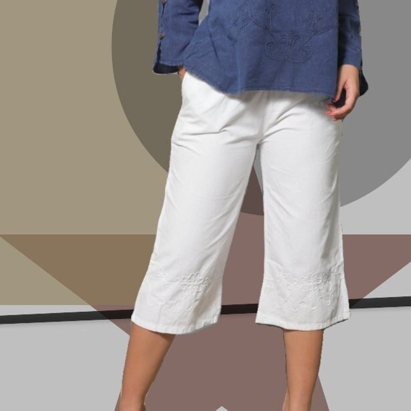 Embroidered Pants - Etsy