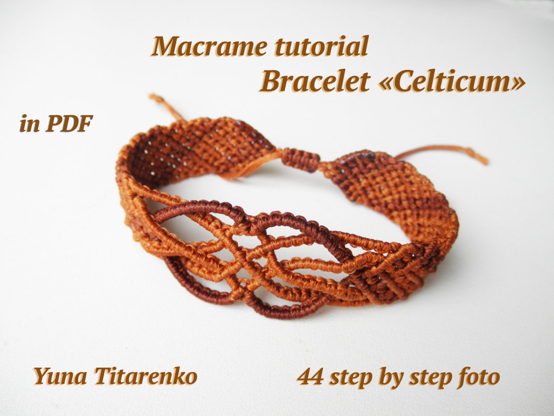 Macrame Tutorial. Bracelet "celticum" - Etsy