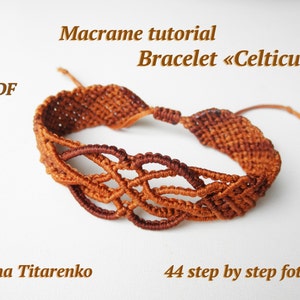 Macrame Tutorial. Bracelet "celticum" - Etsy
