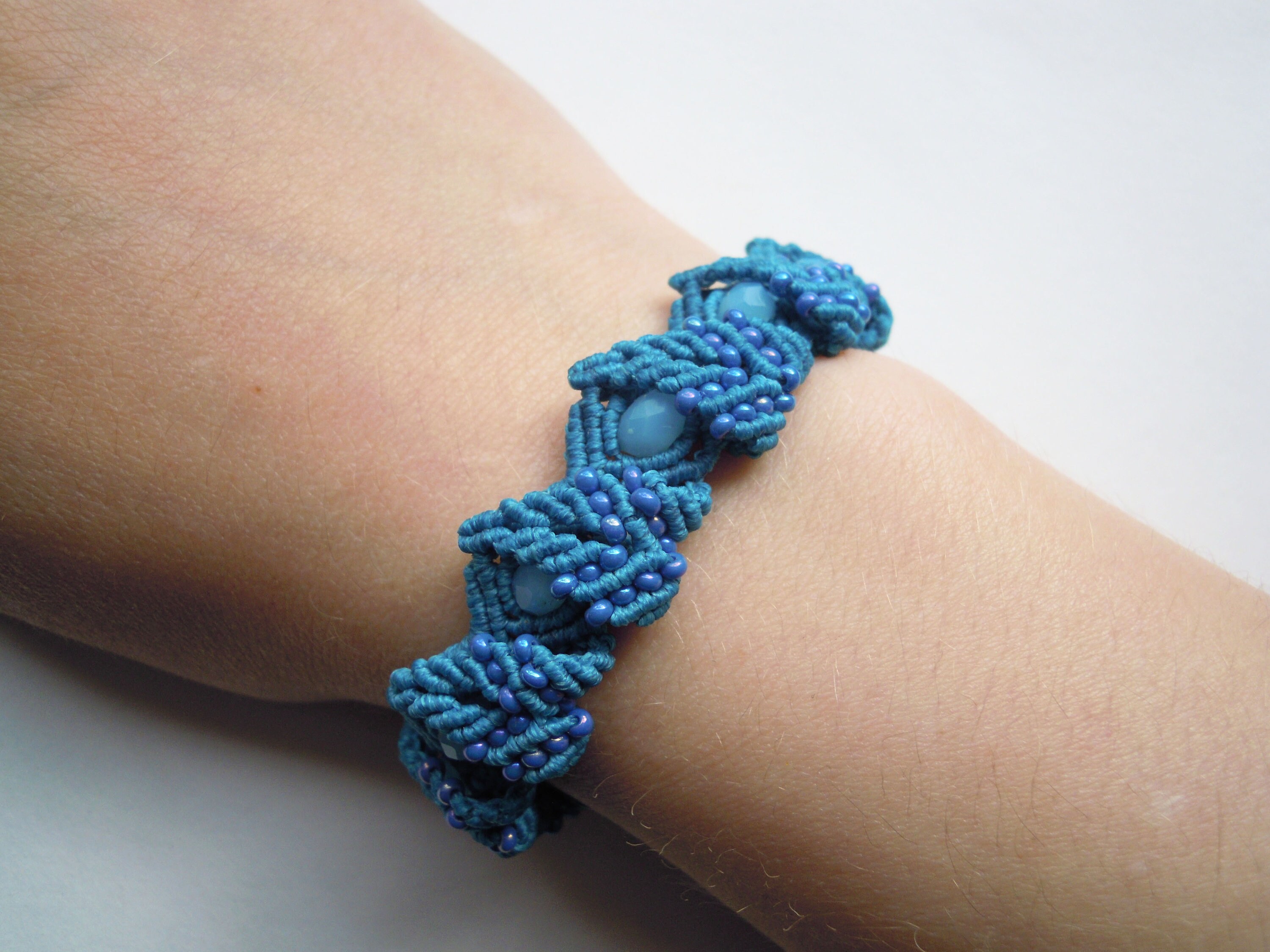 Macrame Tutorial. Bracelet "leaves" - Etsy