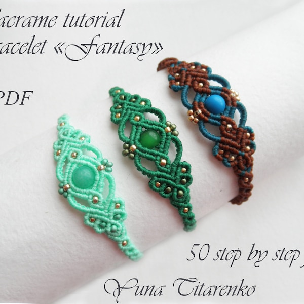 Macrame Bracelet Tutorial - Etsy
