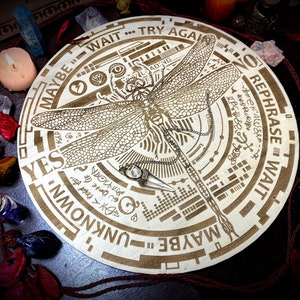 Pendulum Board "dragonfly" - Occult Paganism Wicca Divination ...