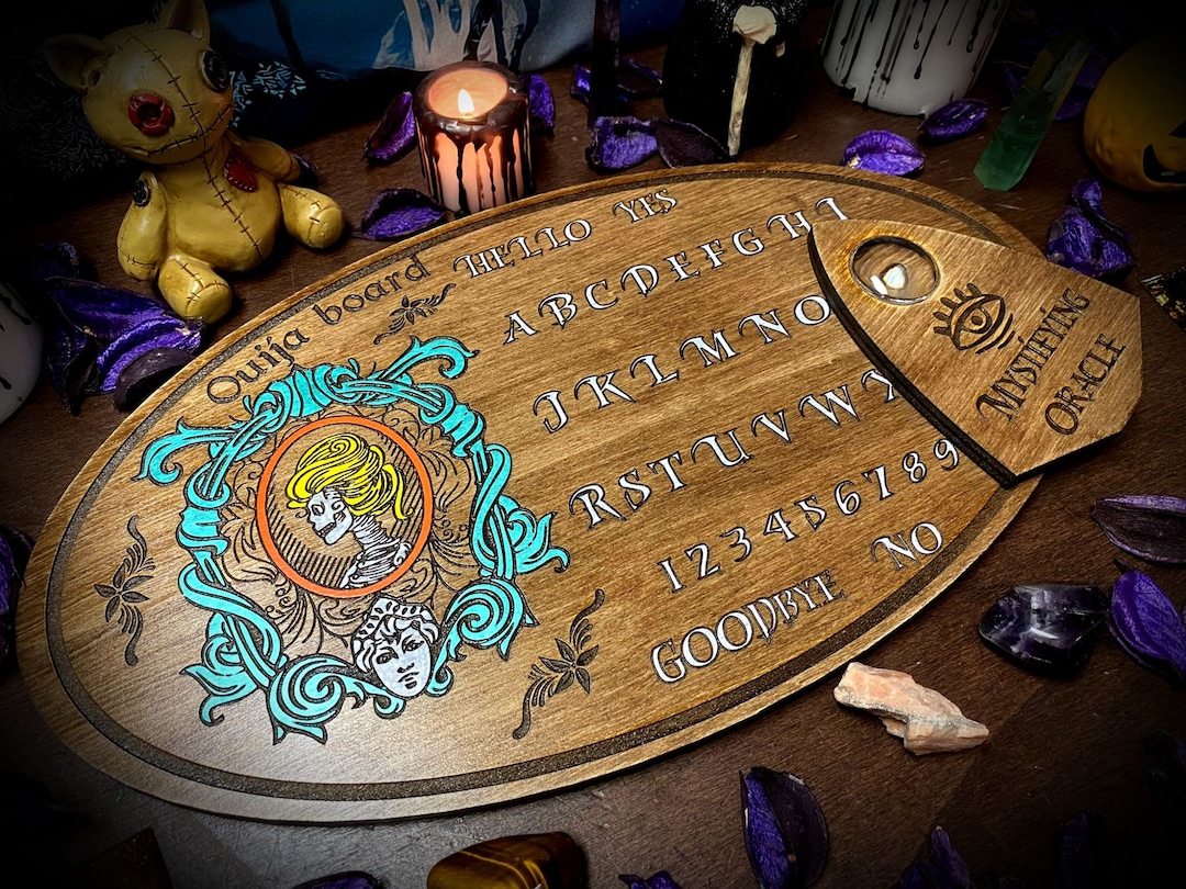 Ouija Board "mrs Muerte" -- Occult Paganism Wicca Divination Magick ...