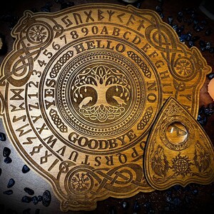 Ouija Board "celtic Spirit" -- Occult Paganism Wicca Divination ...