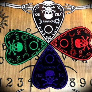 IRON ON Embroidered Patch PLANCHETTE - Wicca Wiccan Witch Magic ...