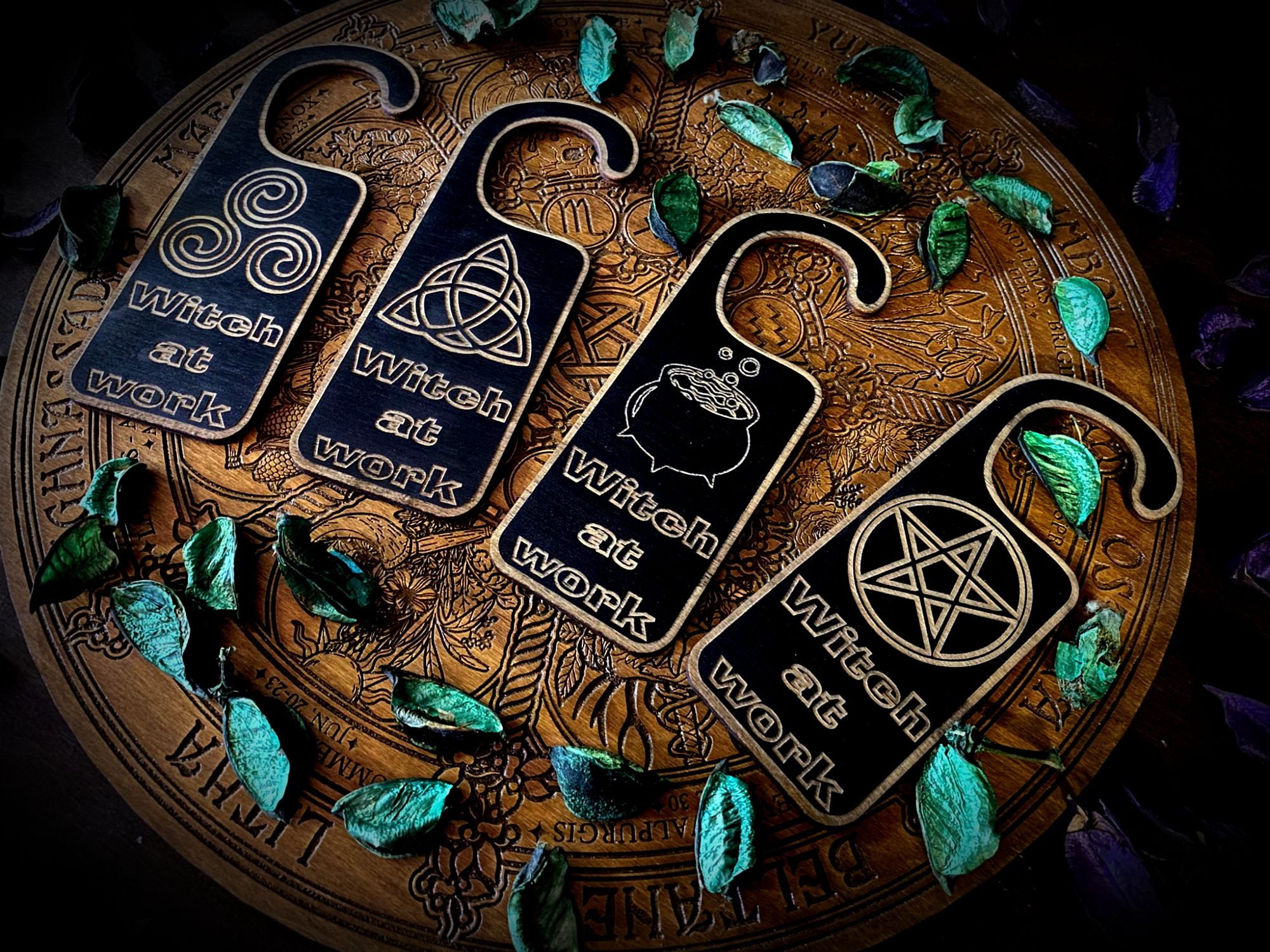 Esoteric Hangers Door Wicca Wiccan Esoterism Magic Pagan | Etsy