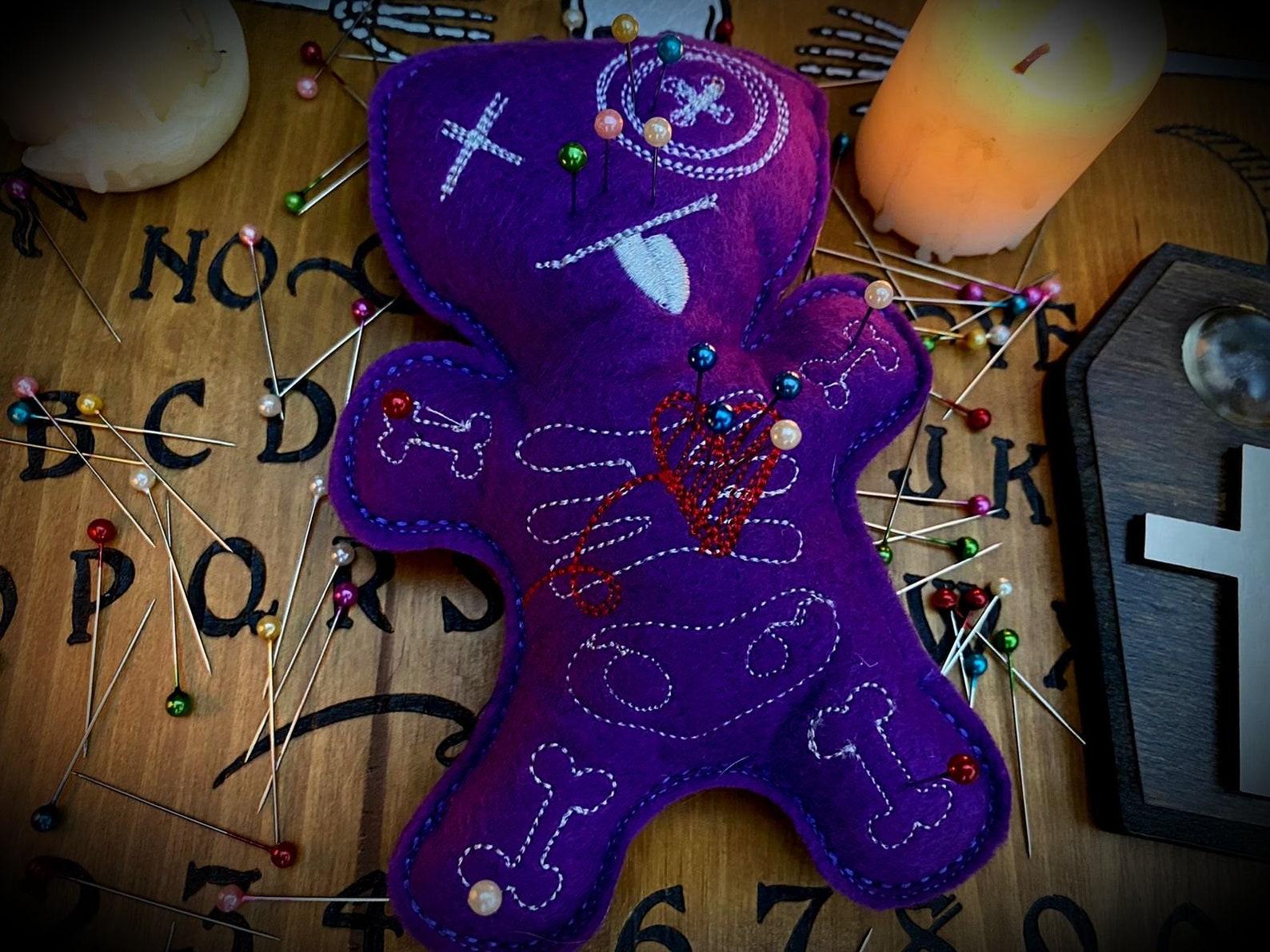 Voodoo Doll purple Curse Witch Witches Paganism | Etsy