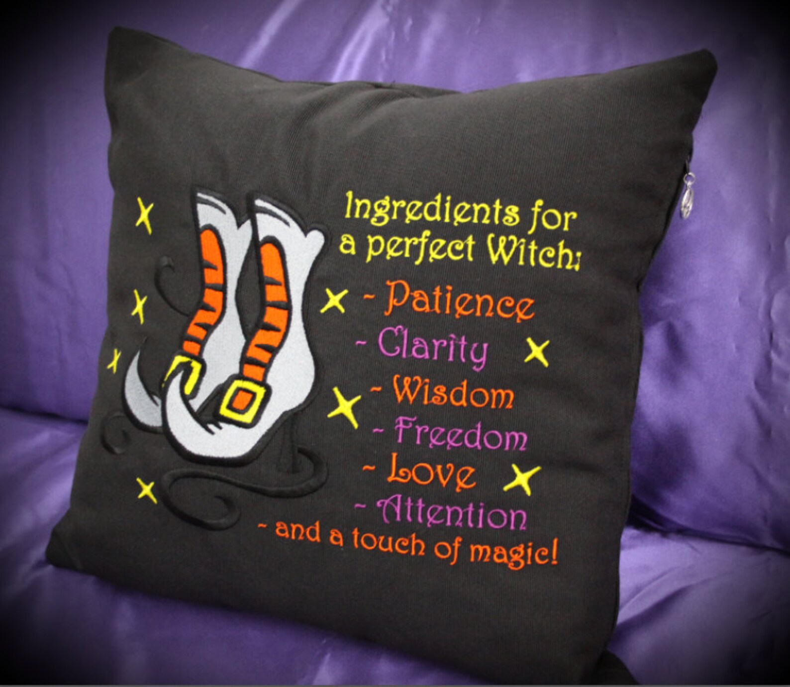 Magic Pillows "witch's Ingredients" Paganism Pagan Symbolism Wicca ...