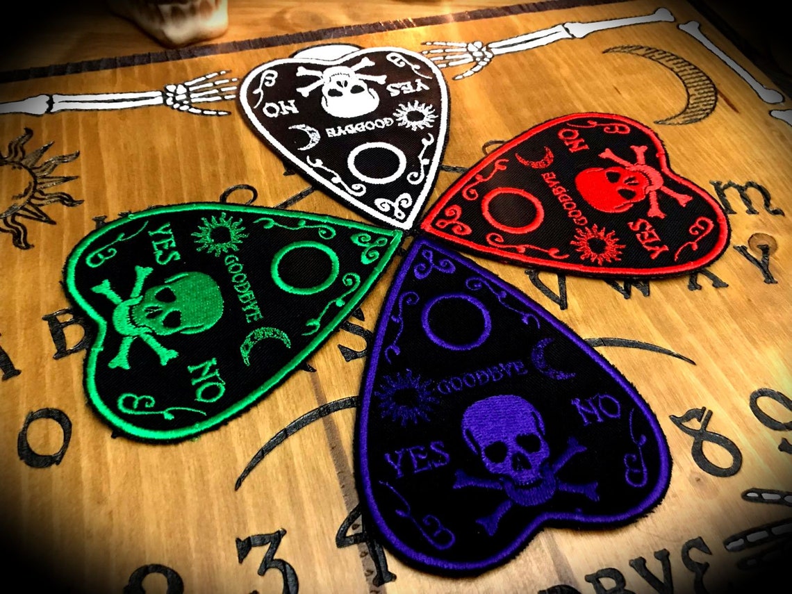 IRON ON Embroidered patch PLANCHETTE wicca wiccan witch | Etsy