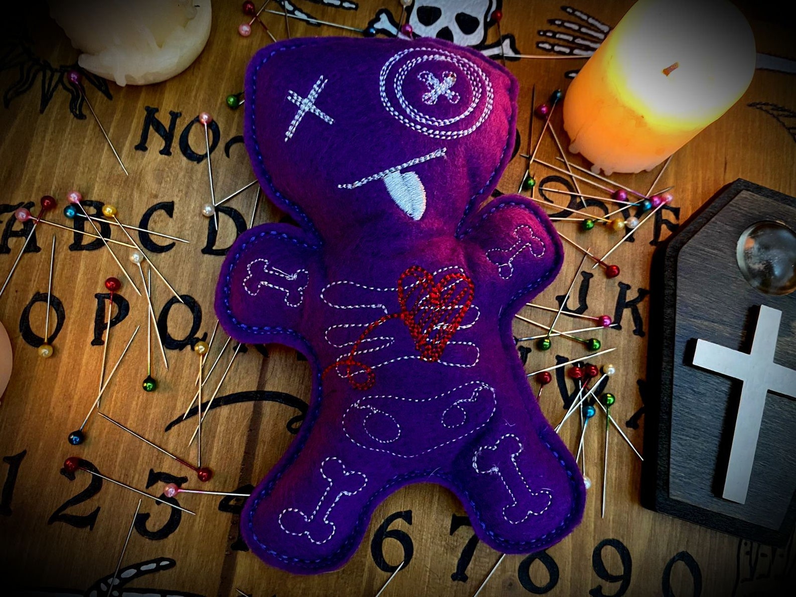 Voodoo Doll "purple Curse" - Witch Witches Paganism Pagan Symbolism ...