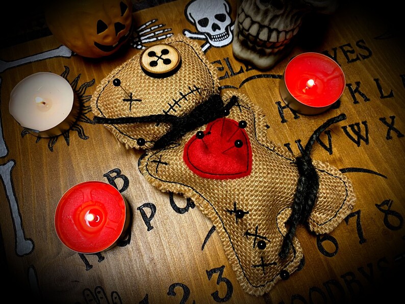Voodoo Doll "black Curse" Jute Version - Witch Witches Paganism Pagan ...