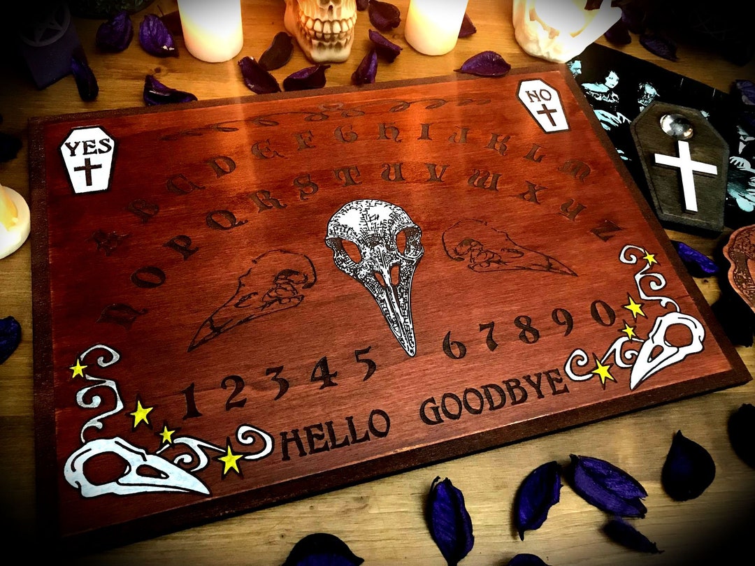 Spirit Board "raven Skull" Occult Paganism Wicca Divination Magic ...
