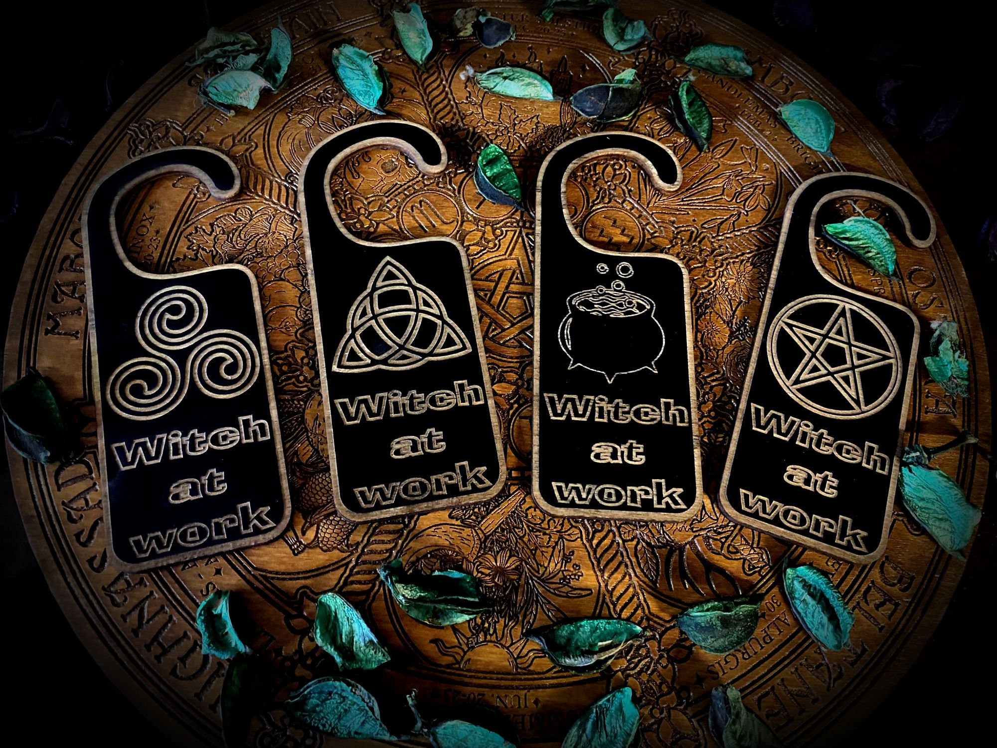 Esoteric Hangers Door Wicca Wiccan Esoterism Magic Pagan | Etsy