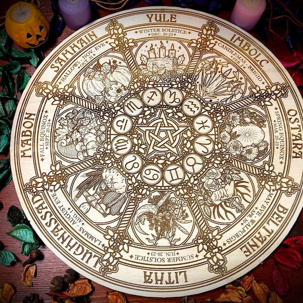 Wheel of the Year - Etsy