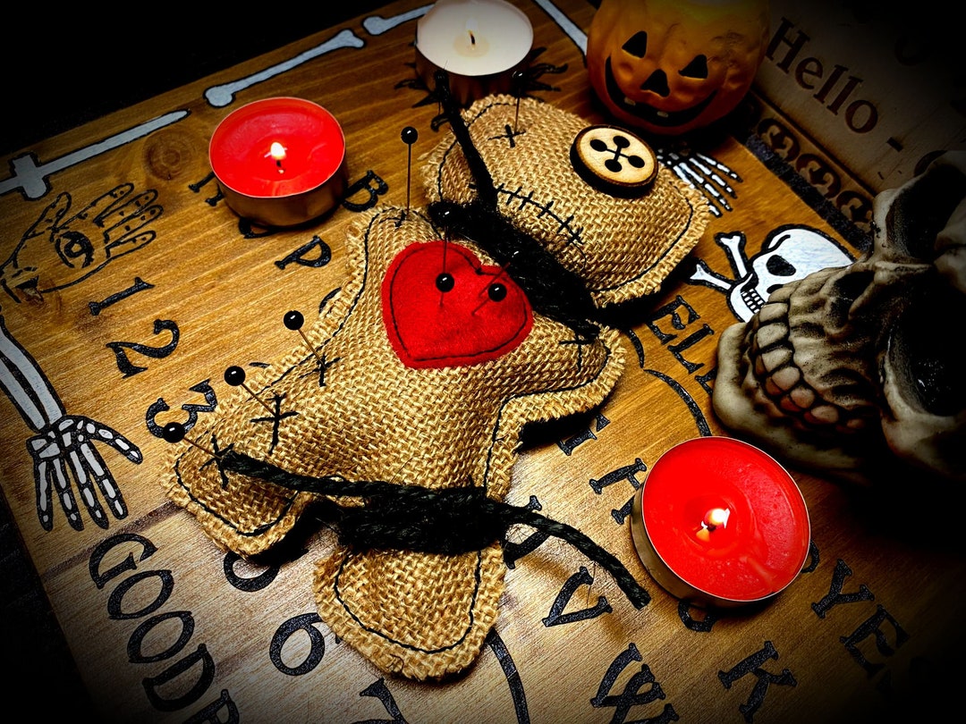 Voodoo Doll "black Curse" Jute Version - Witch Witches Paganism Pagan ...