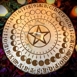 Pendulum Board / Ouija Board "pentacle" - Occult Paganism Wicca ...