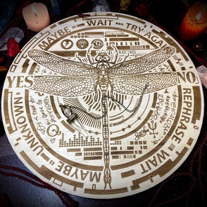 Pendulum Board "dragonfly" - Occult Paganism Wicca Divination ...
