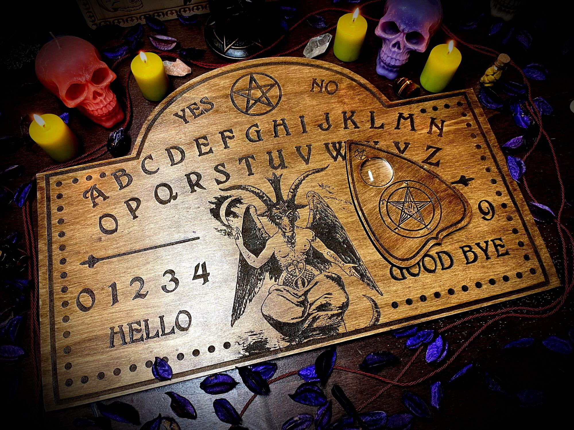 Ouija Board "baphomet" -- Occult Paganism Wicca Divination Magick ...