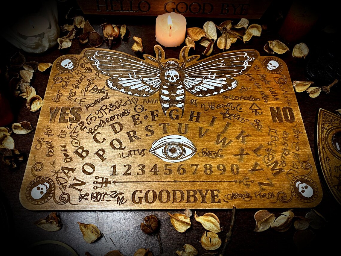 Ouija Board "new Death's Head Moth" -- Occult Paganism Wicca Divination ...