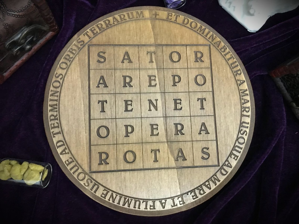 Cuadrado Mágico de Sator - Arepo - Tenet - Ópera - Rotas - religión ...