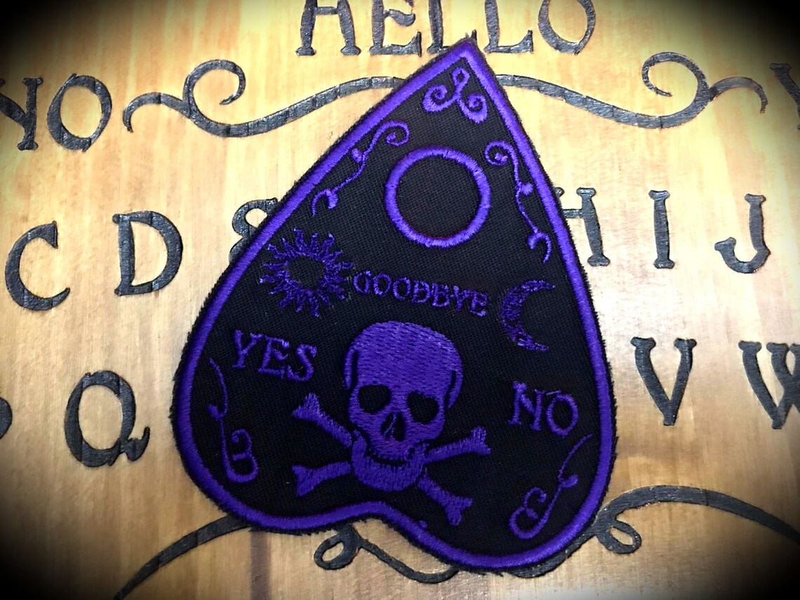 IRON ON Embroidered patch PLANCHETTE wicca wiccan witch | Etsy
