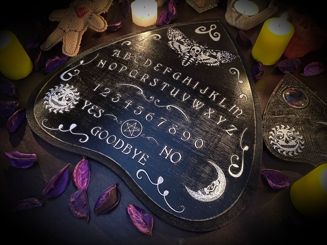 Ouija Board "the Mystical Moth" Occult Paganism Wicca Divination Magic ...