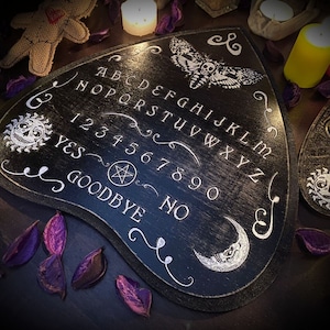 Ouija Board "the Mystical Moth" Occult Paganism Wicca Divination Magic ...