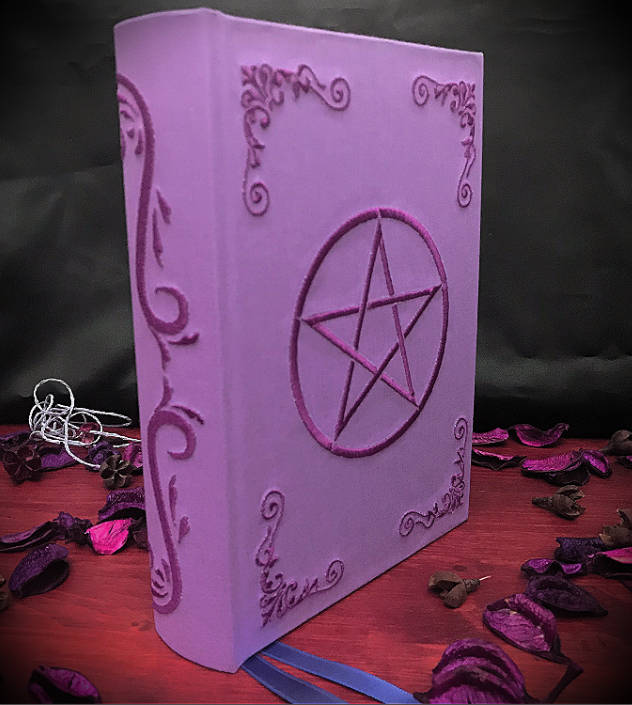 Book of Shadows / Diary "purple Pentacle" Paganism Pagan Symbolism ...