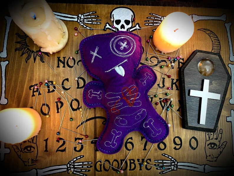 Voodoo Doll purple Curse Witch Witches Paganism | Etsy