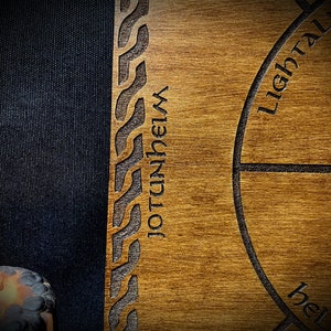 Laser Engraved Rune-casting Board - Occult Paganism Wicca Divination ...