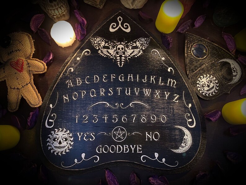 Ouija Board "the Mystical Moth" Occult Paganism Wicca Divination Magic ...