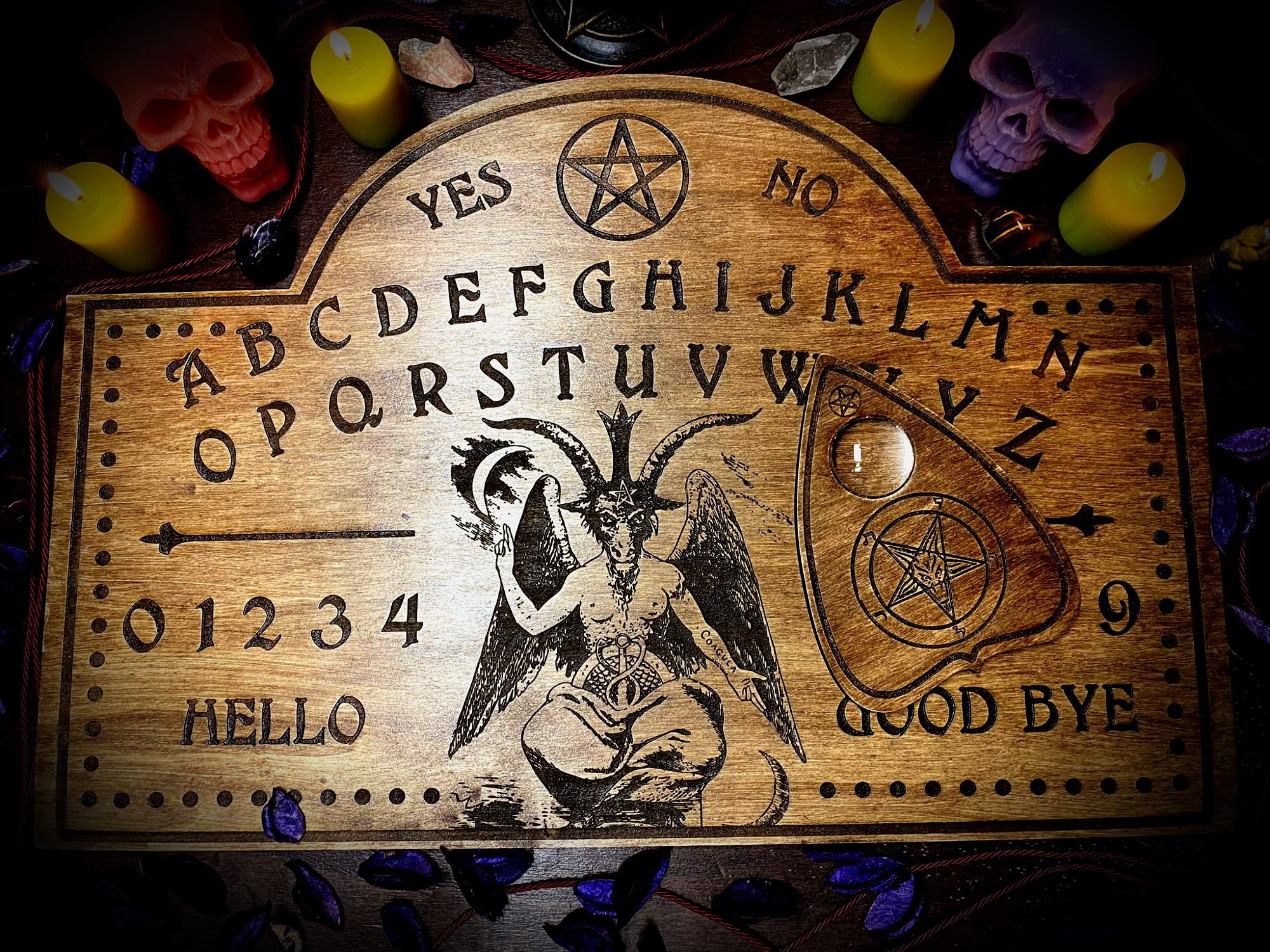 Ouija Board "baphomet" -- Occult Paganism Wicca Divination Magick ...