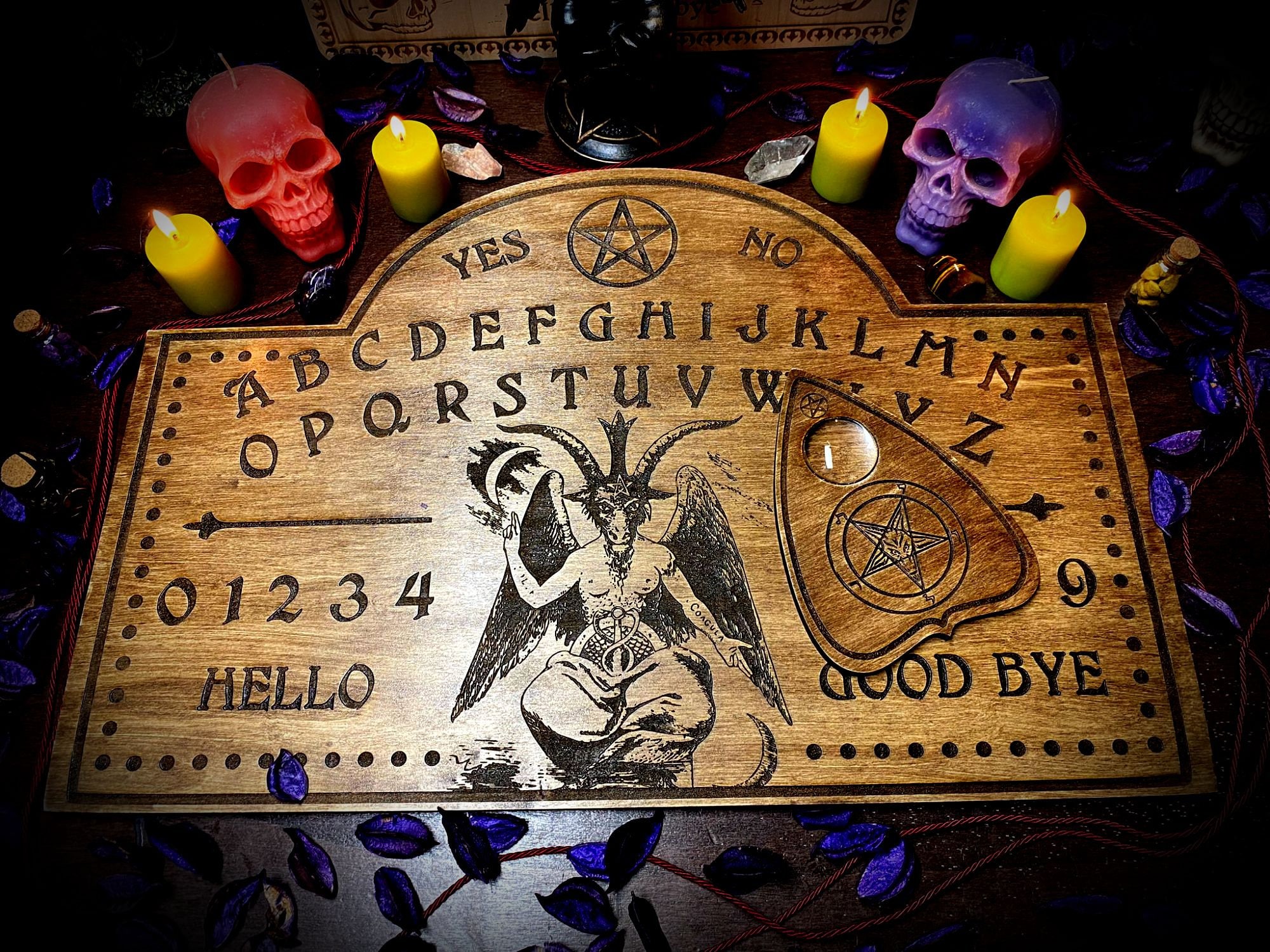 Ouija Board "baphomet" -- Occult Paganism Wicca Divination Magick ...