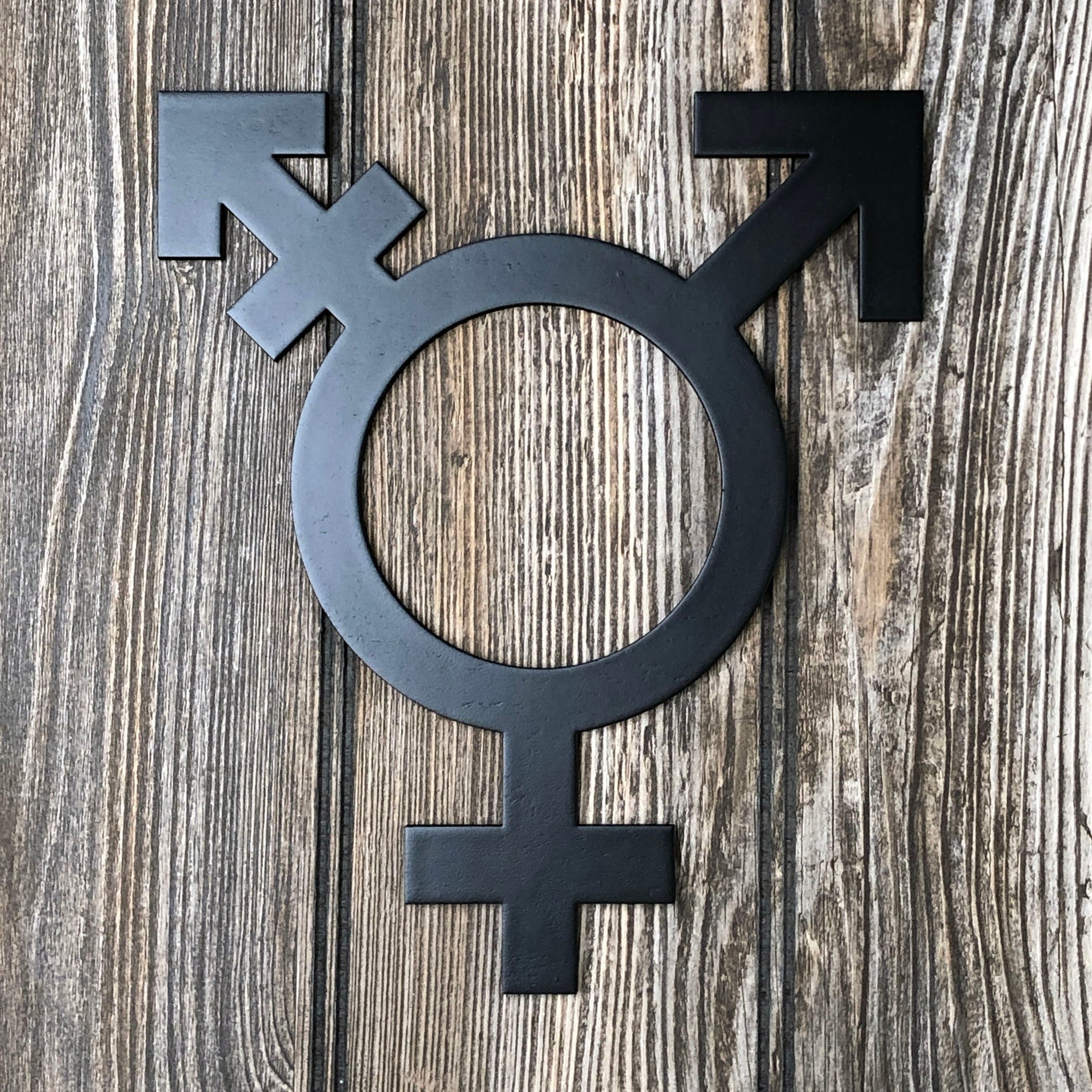 All inclusive restroom sign. All gender neutral bathroom wall | Etsy