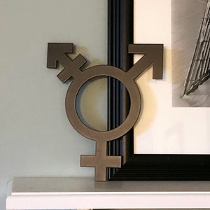 All Inclusive Restroom Sign. All Gender Neutral Bathroom Wall Decor ...