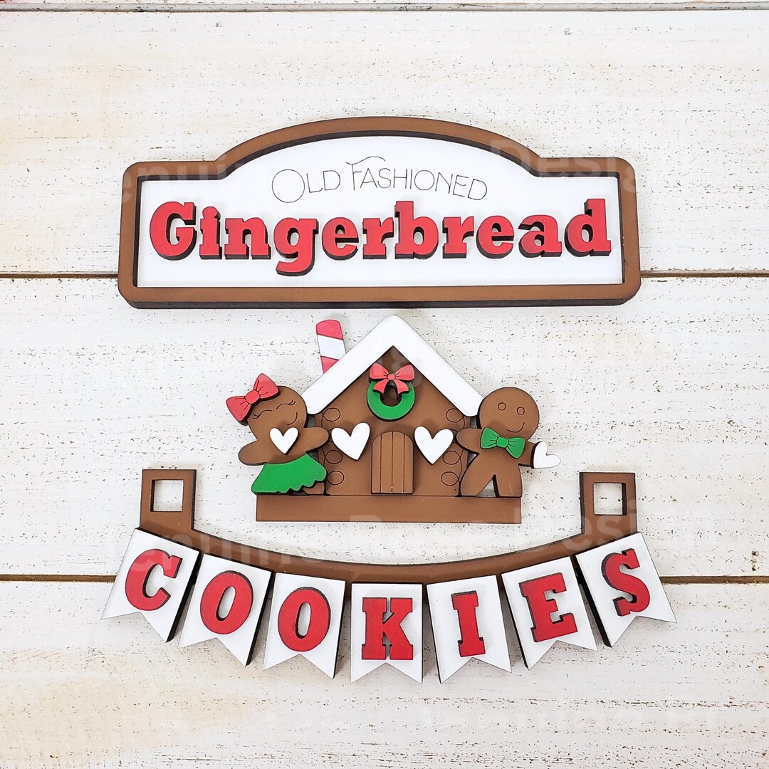 Addon: Gingerbread Stand, Wooden Interchangeable Market Stand Add on ...