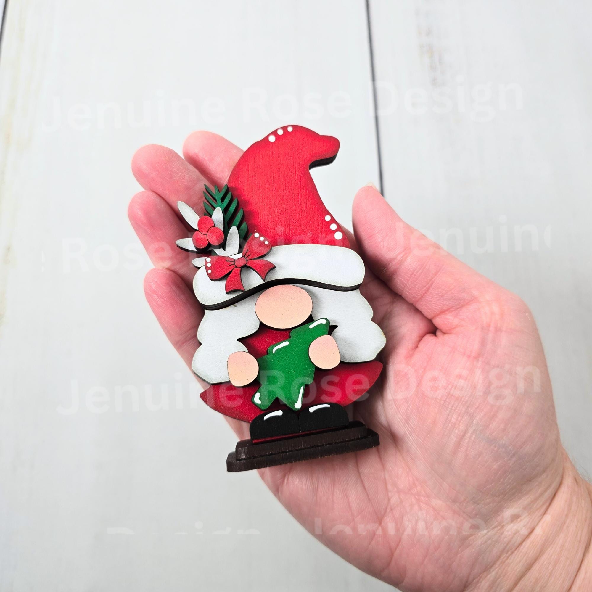 Greenery Gnome SVG Laser Cut File for Glowforge or Laser Cutter, 4 ...