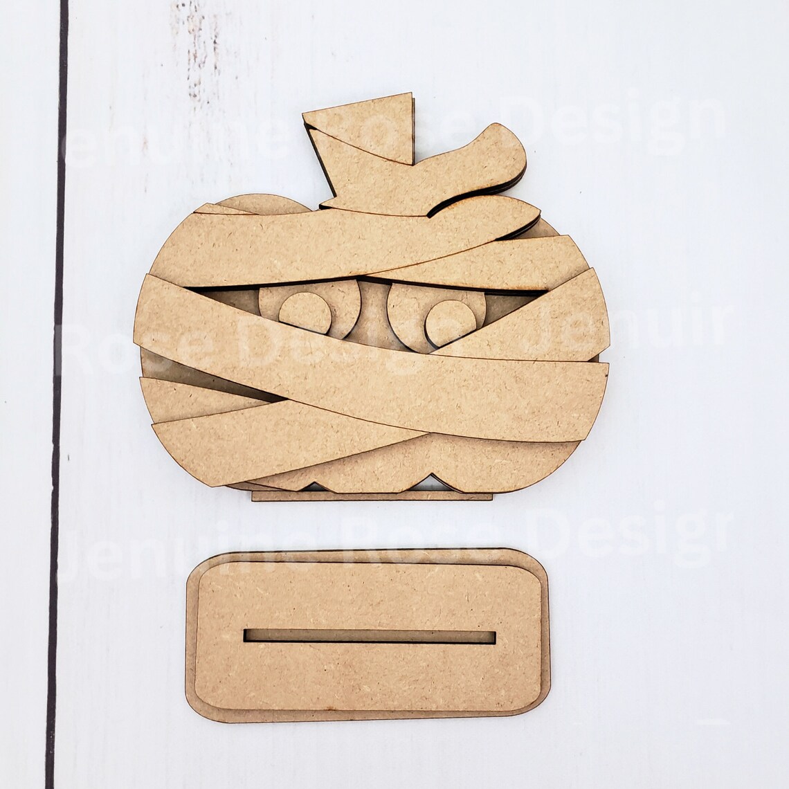 Halloween Jackolantern Trio DIY Kit, Unfinished Wooden Witch Hat ...