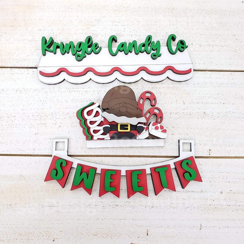 Kringle Candy Co Stand SVG Laser Cut File for Glowforge or Laser Cutter ...