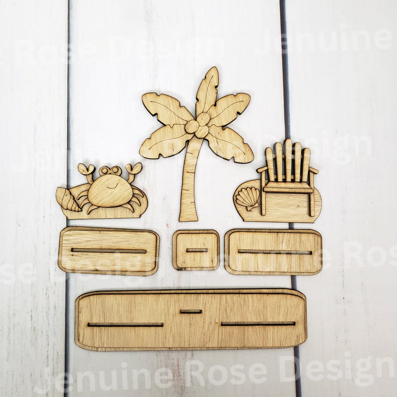 Beach Laser Cut File Bundle, SVG for Laser Cutter or Glowforge ...