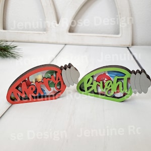 Christmas Light Bulbs SVG Laser Cut File Bundle for Laser Cutter or ...