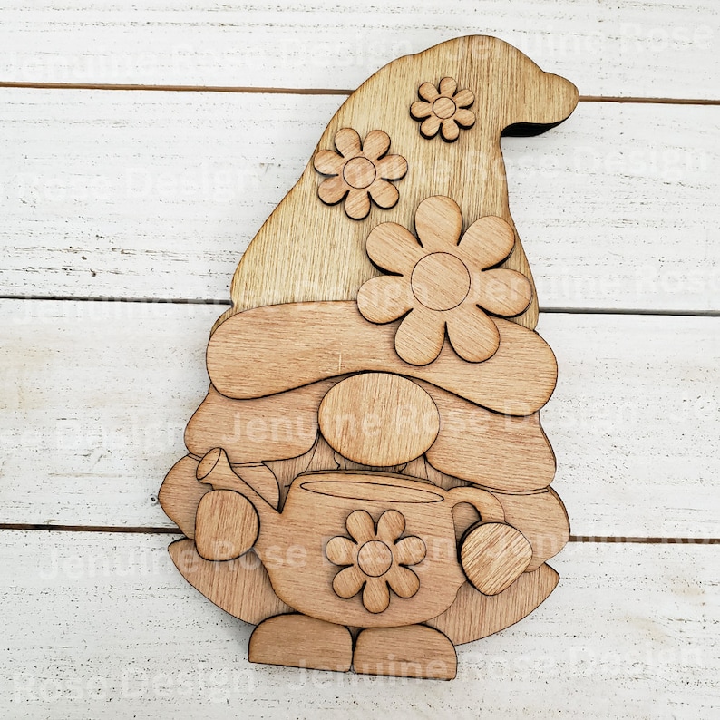 Standing Spring Gnomes Laser Cut File Bundle SVG for Laser - Etsy