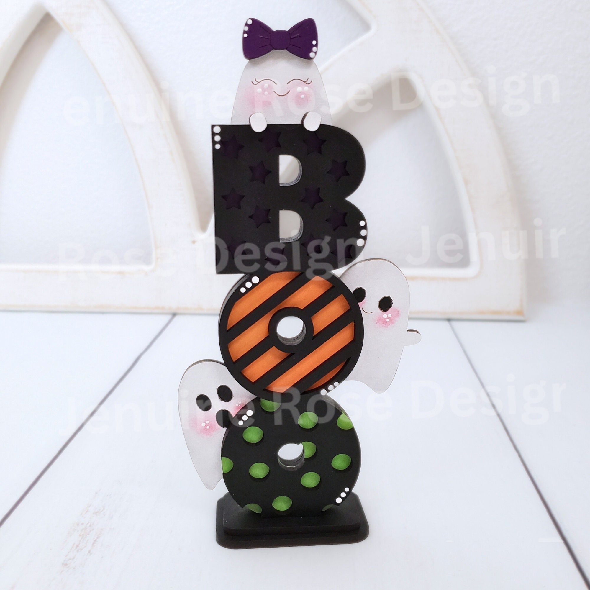 Halloween Boo Sign SVG Laser Cut File for Glowforge or Laser Cutter ...