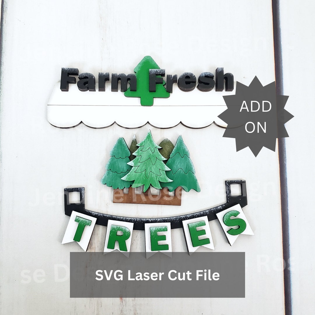Addon: Christmas Tree Stand SVG Laser Cut Files for Laser Cutter or ...