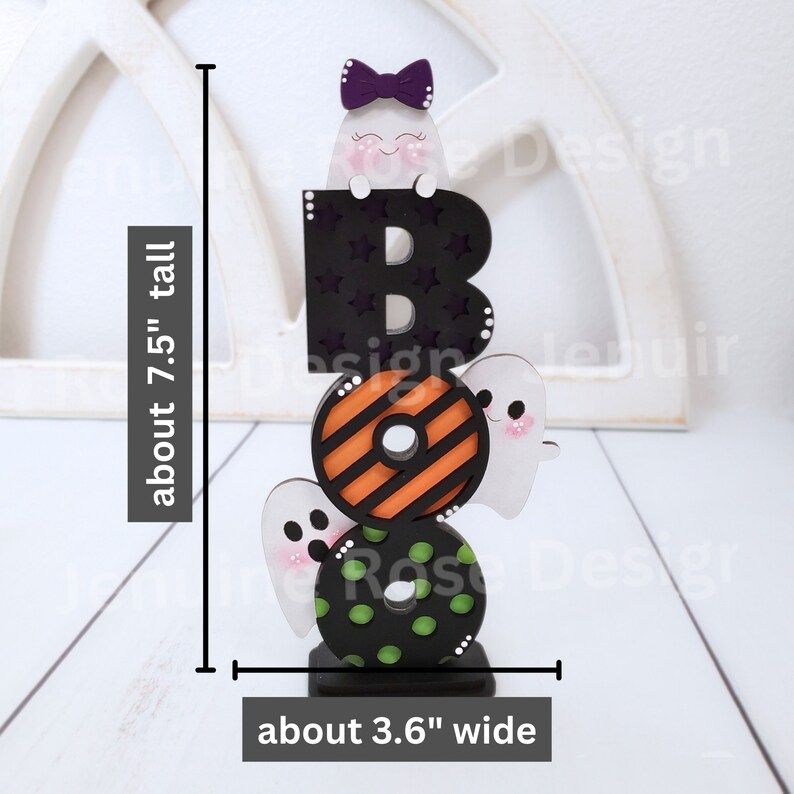 Halloween Boo Sign SVG Laser Cut File for Glowforge or Laser Cutter ...